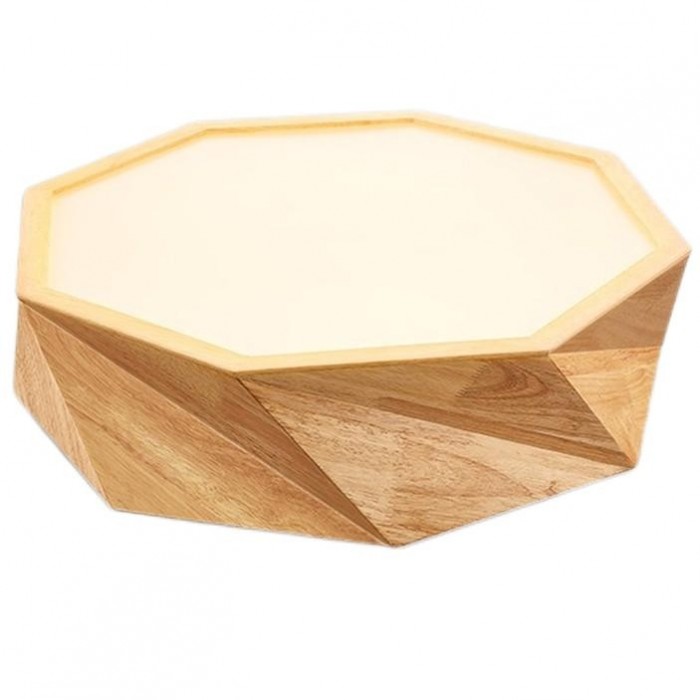 LUCENT Octagon Jewel LED Ceiling Lamp in Wood |Simig Lighting|LED ...